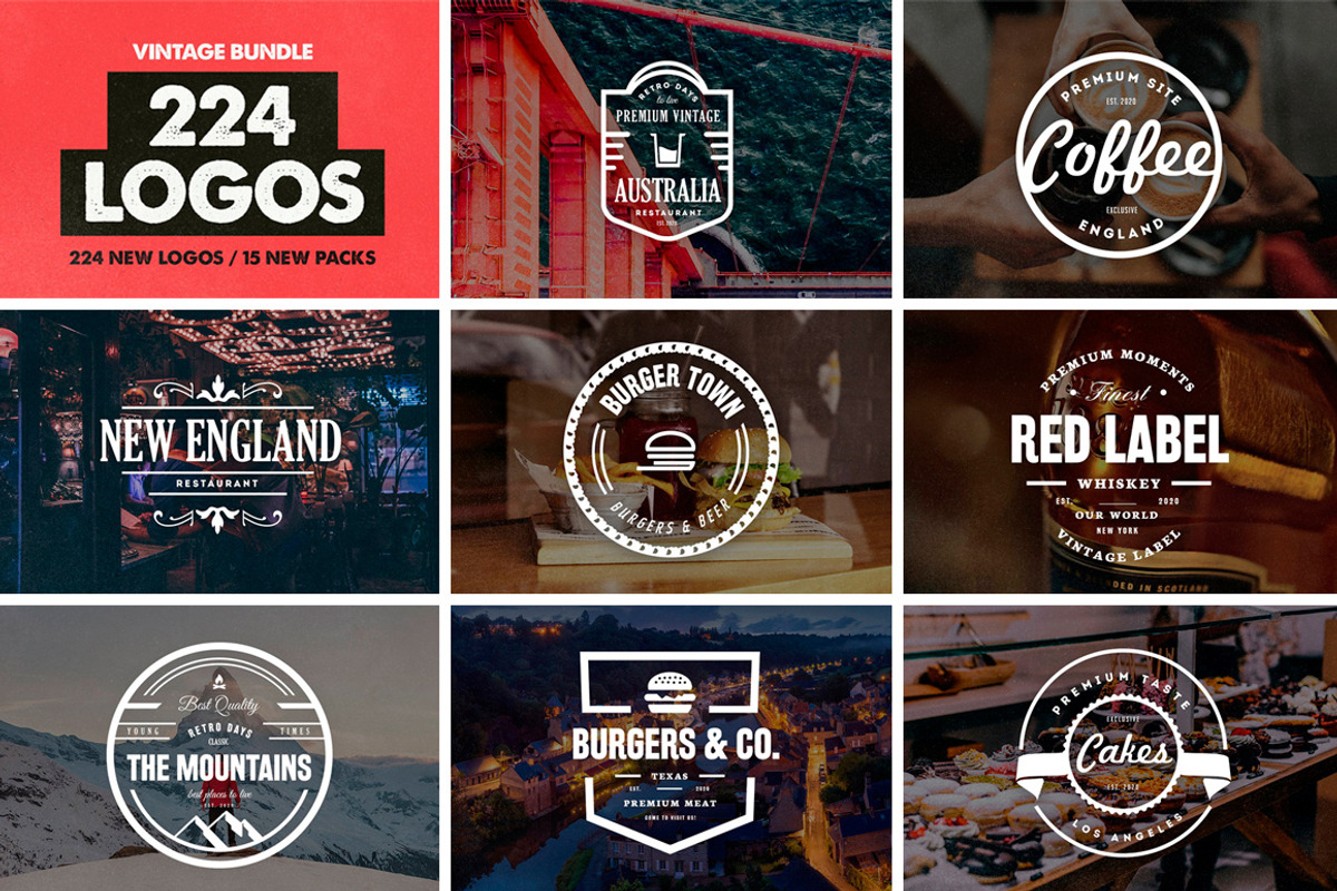 ALL IN ONE LOGO BUNDLE, a Branding & Logo Template by Design District