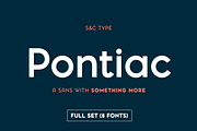 Pontiac Font Collection (Full set), a Sans Serif Font by S&C Type