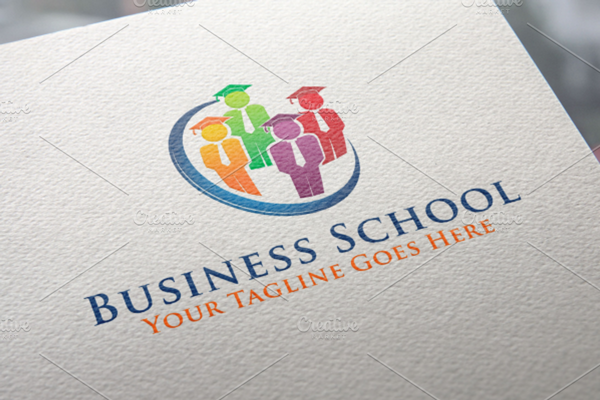 School of Business Logo, a Branding & Logo Template by REDVY CREATIVE