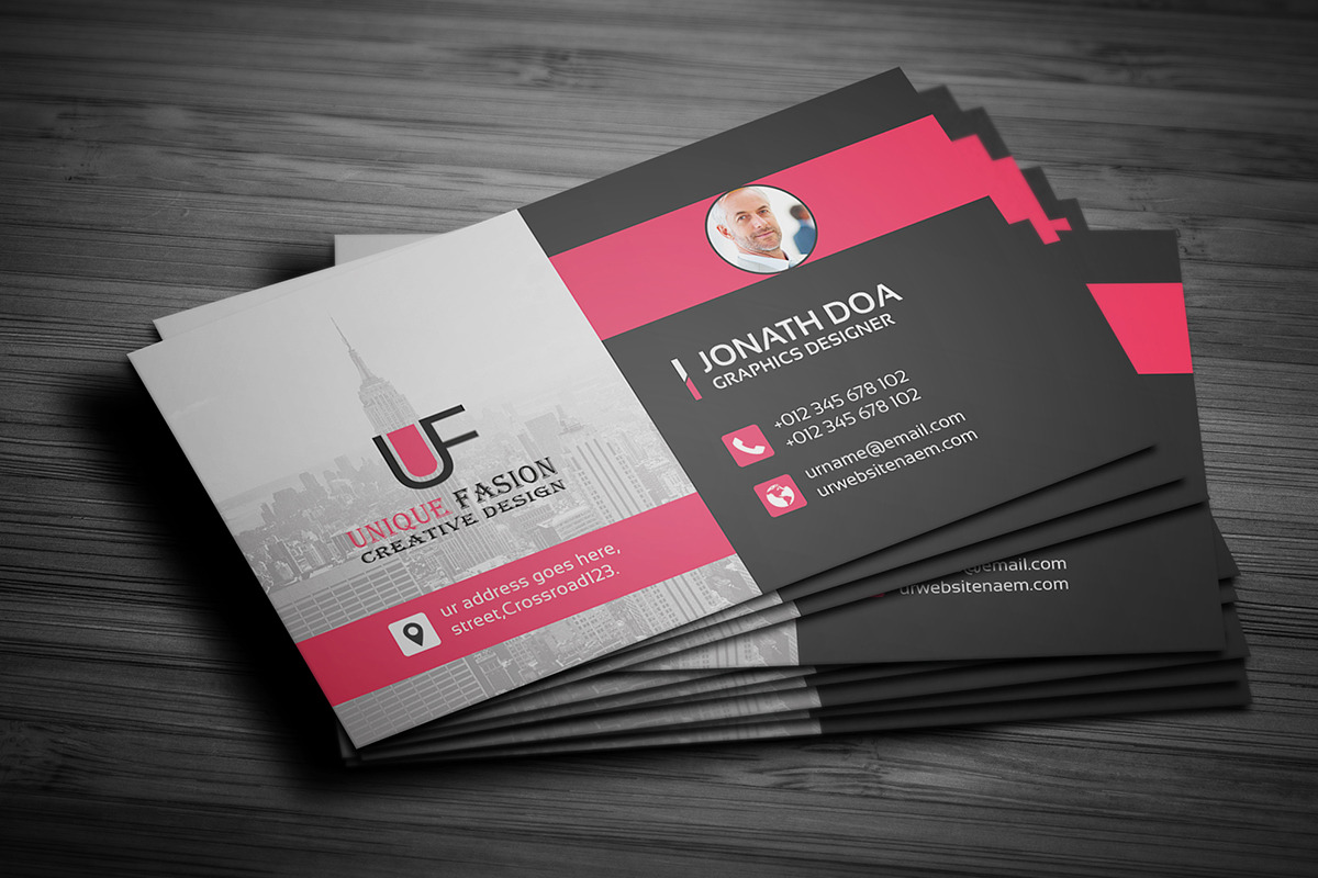 Business Card, a Business Card Template by Pixelpick