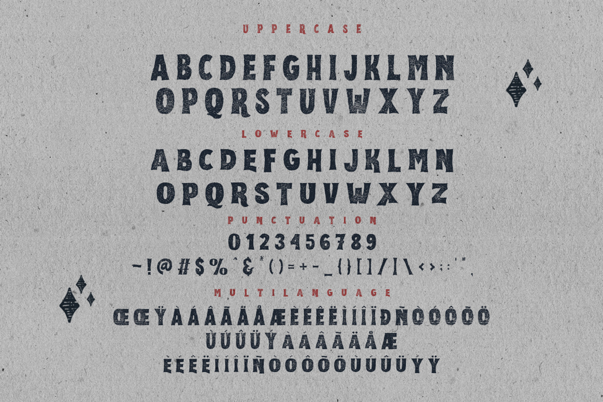 Hellprint Typeface, a Font by giemons™