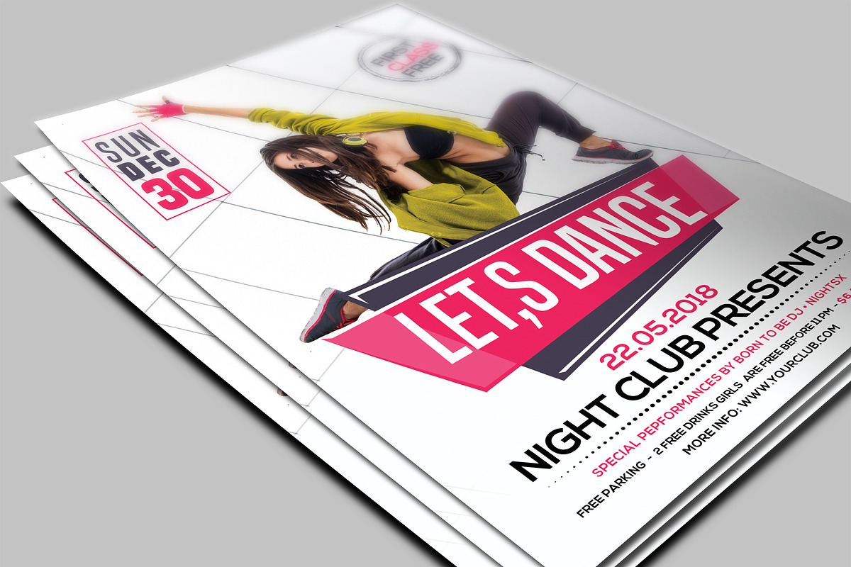 Dance Flyer, a Flyer Template by AfzaalGraphics