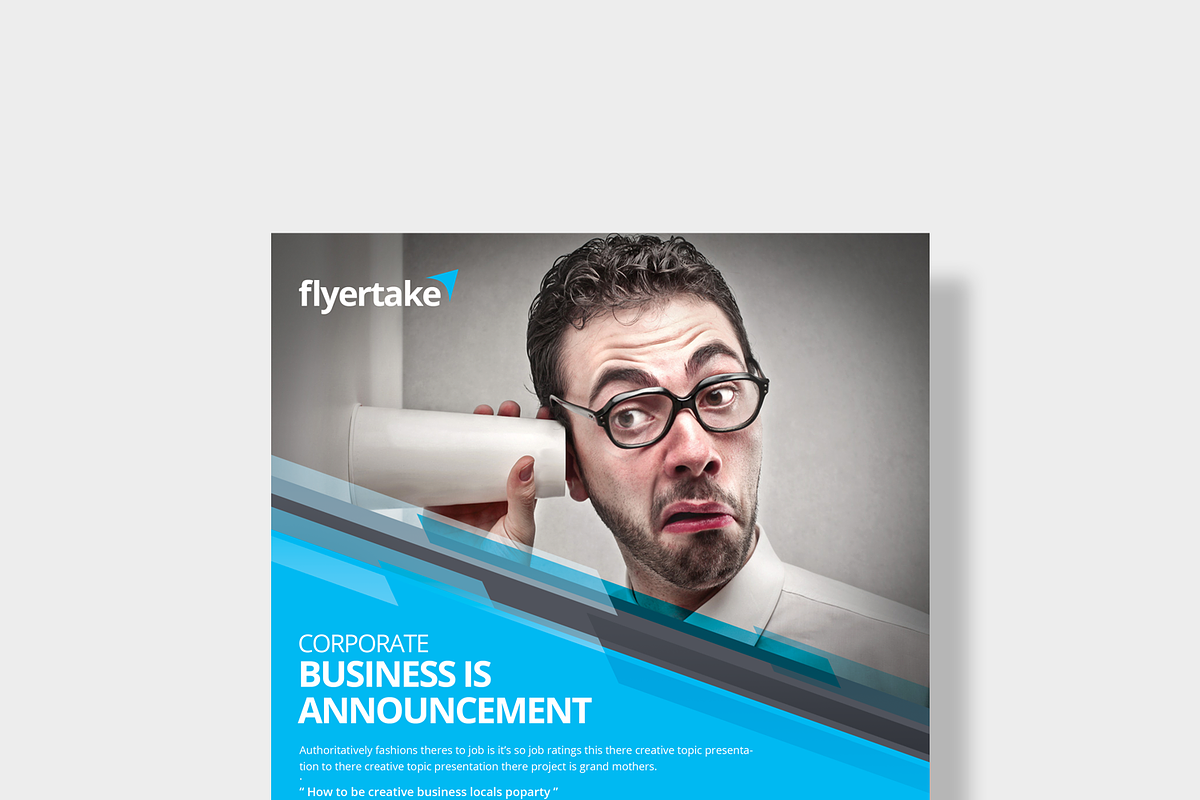 Flyer, a Flyer Template by GenerousArt