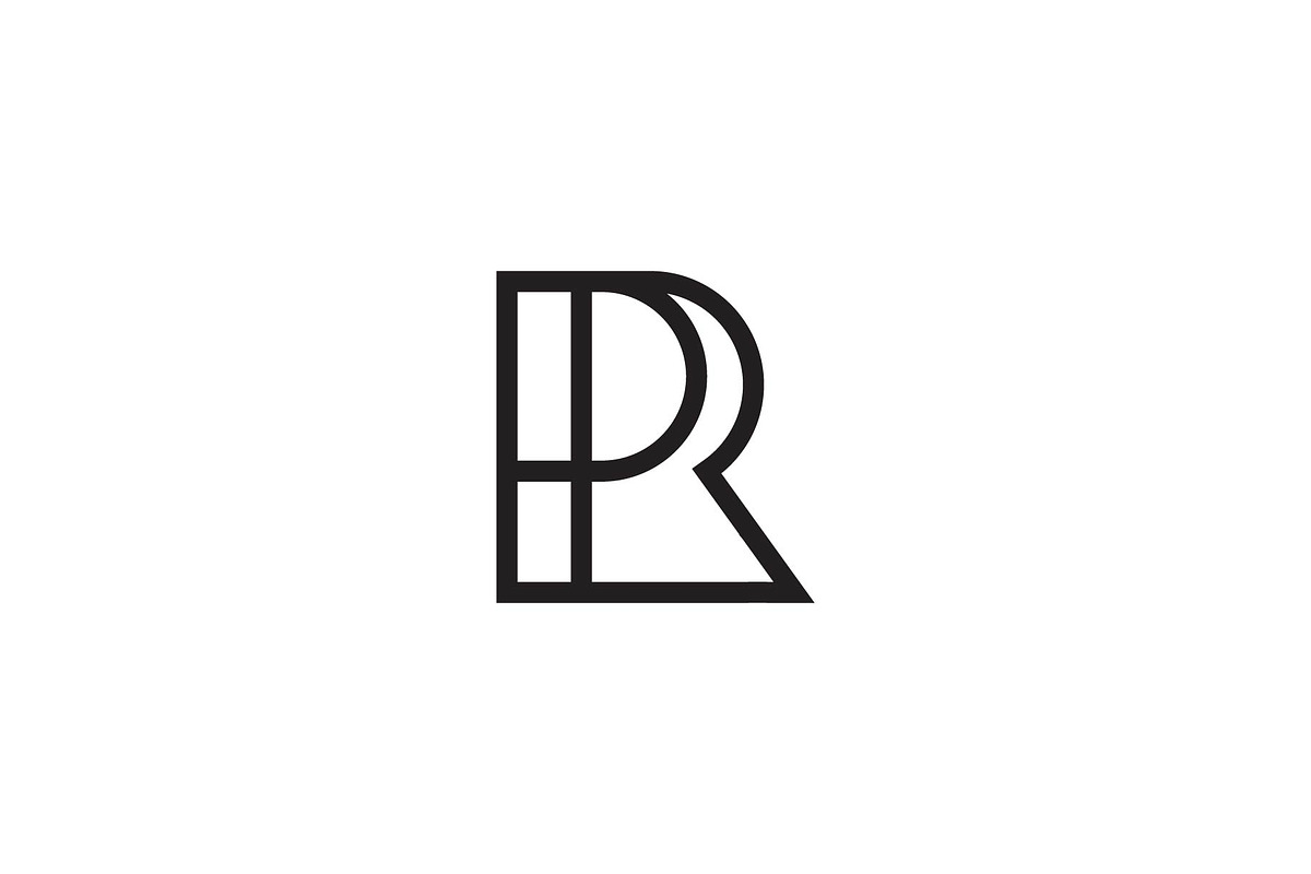 PR Logo Design, a Branding & Logo Template by FransiskaDesign ...