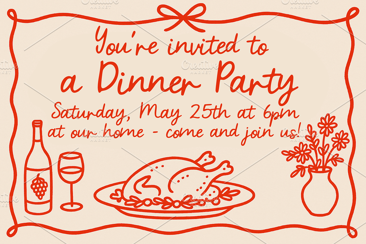 Recipe Script – Cozy Recipe Font