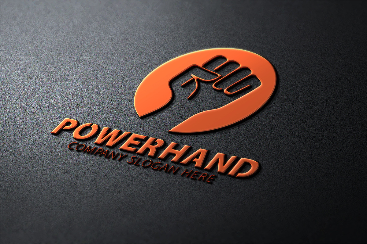 Power Hand Logo, a Branding & Logo Template by essegraphic