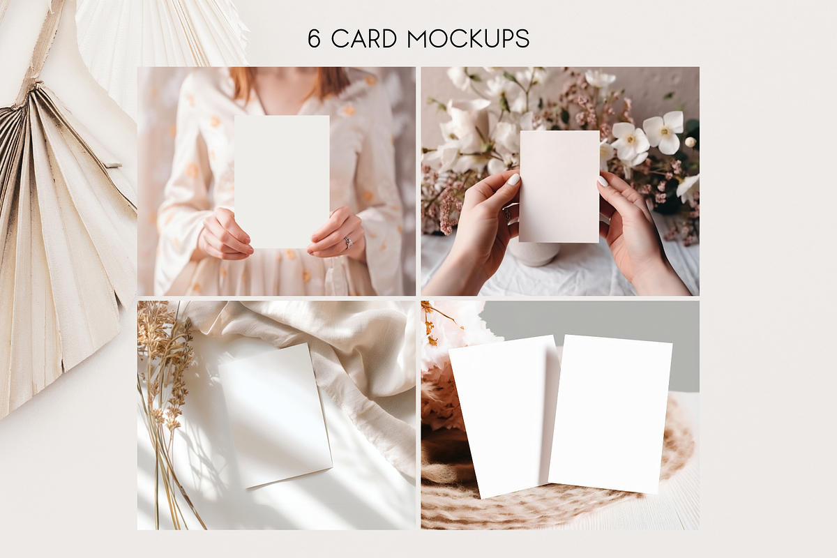Wedding Invitation Mockup Bundle, a Product Mockup by TatiMockup