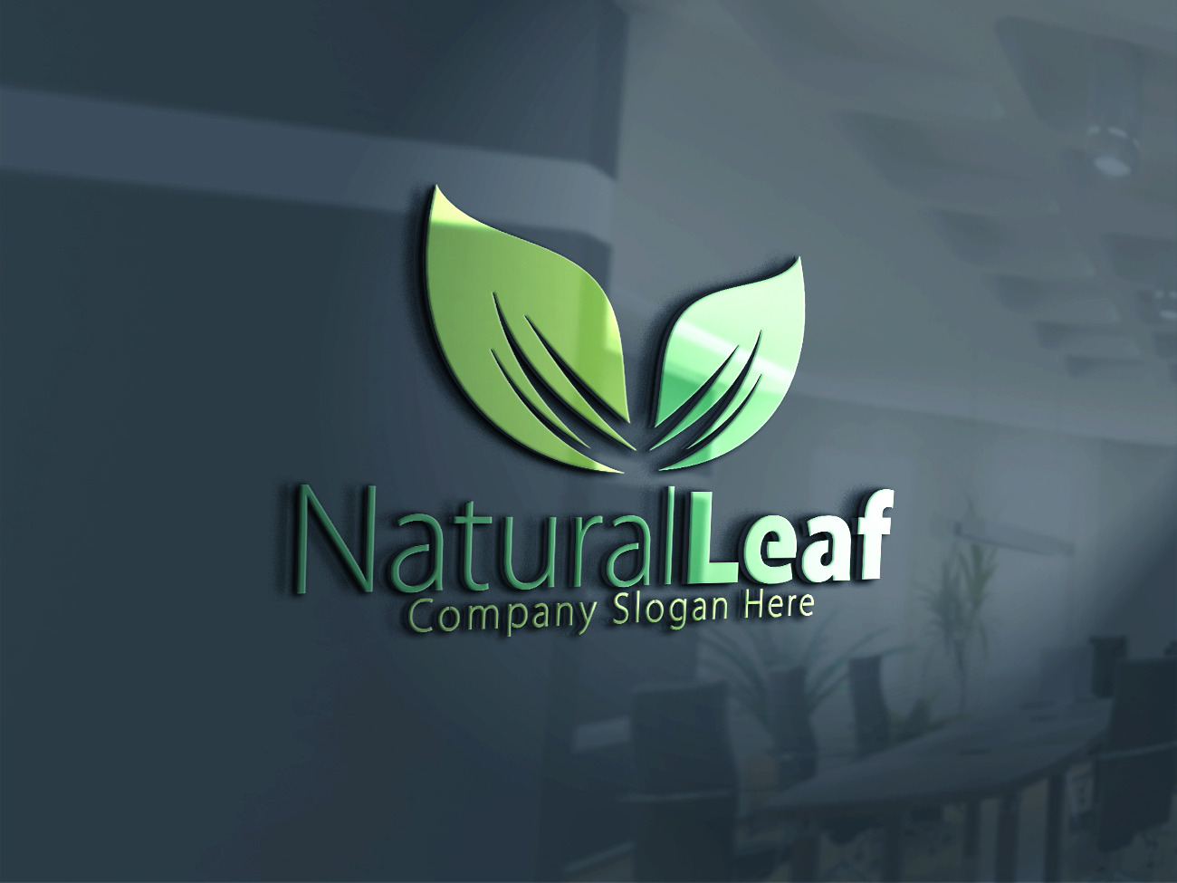 Natural Leaf Logo, a Branding & Logo Template by Creative Dezing
