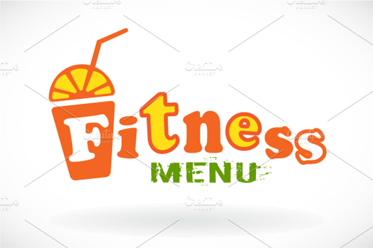 Fitness bar menu, a Branding & Logo Template by A.Lila
