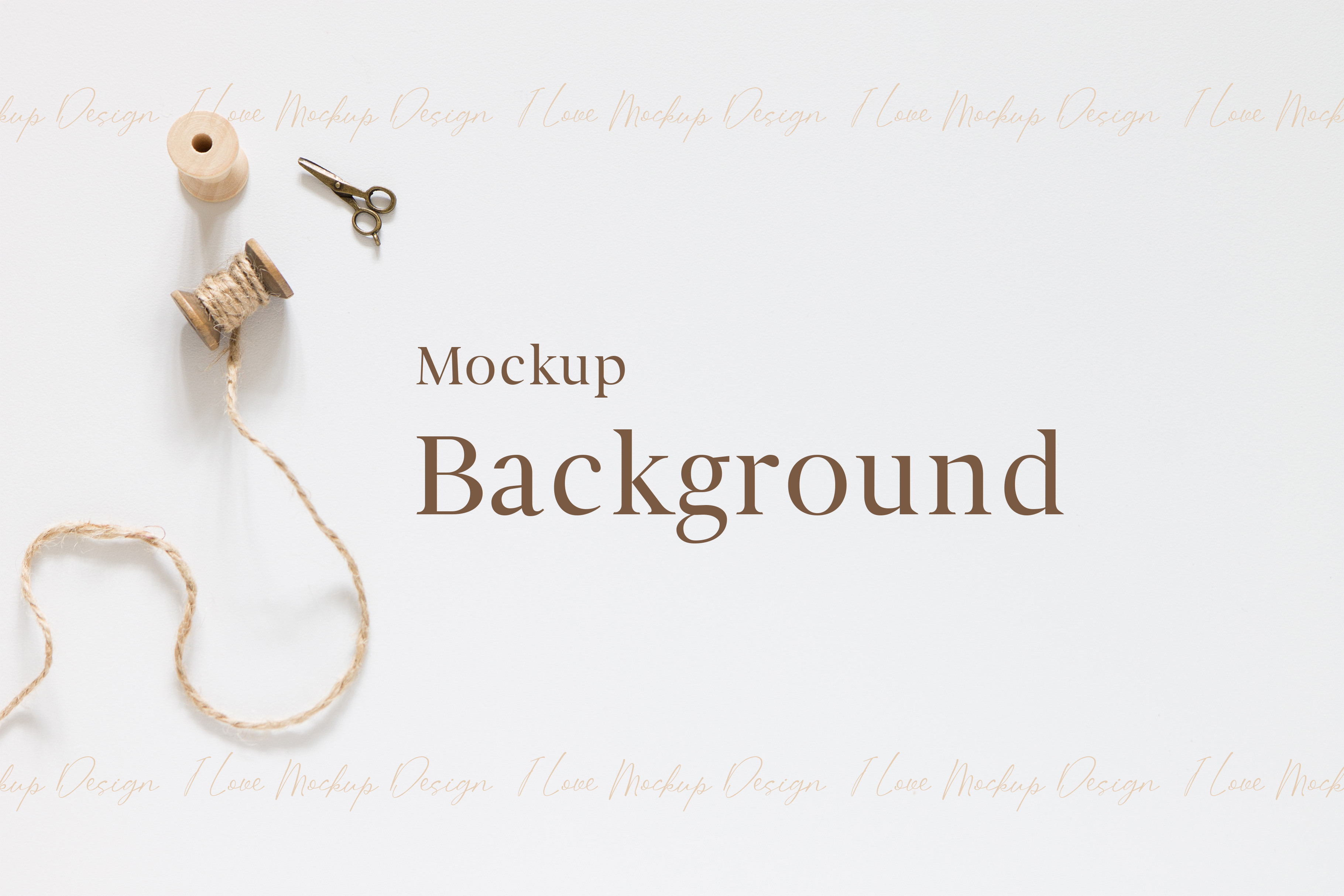 Mockup Background,Sewing Mockup, a Product Mockup by ILoveMockupDesign ...