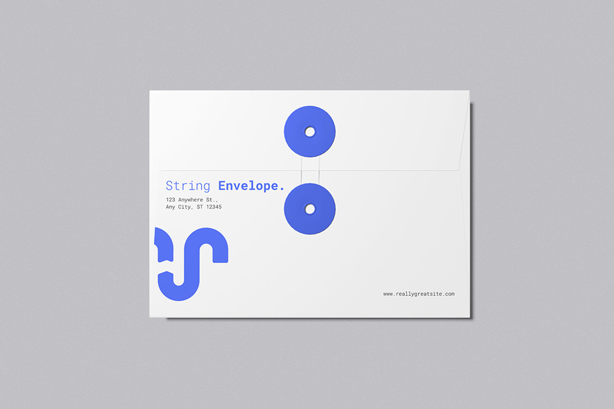 String Envelope Mockup, an Advertising Mockup by swsi-studio