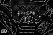 140 Barbed Wire Textures Pack [8K], a Texture Graphic by Cursedesign