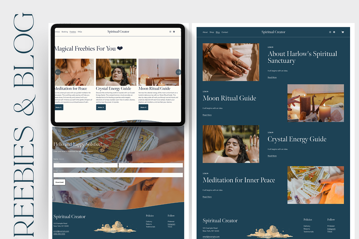 Spiritual Website Mystic Template, a Squarespace Template by Story Native