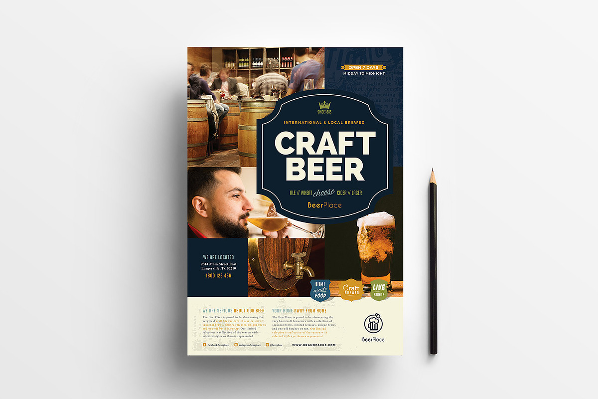 Local Pub Templates Pack, a Flyer Template by BrandPacks