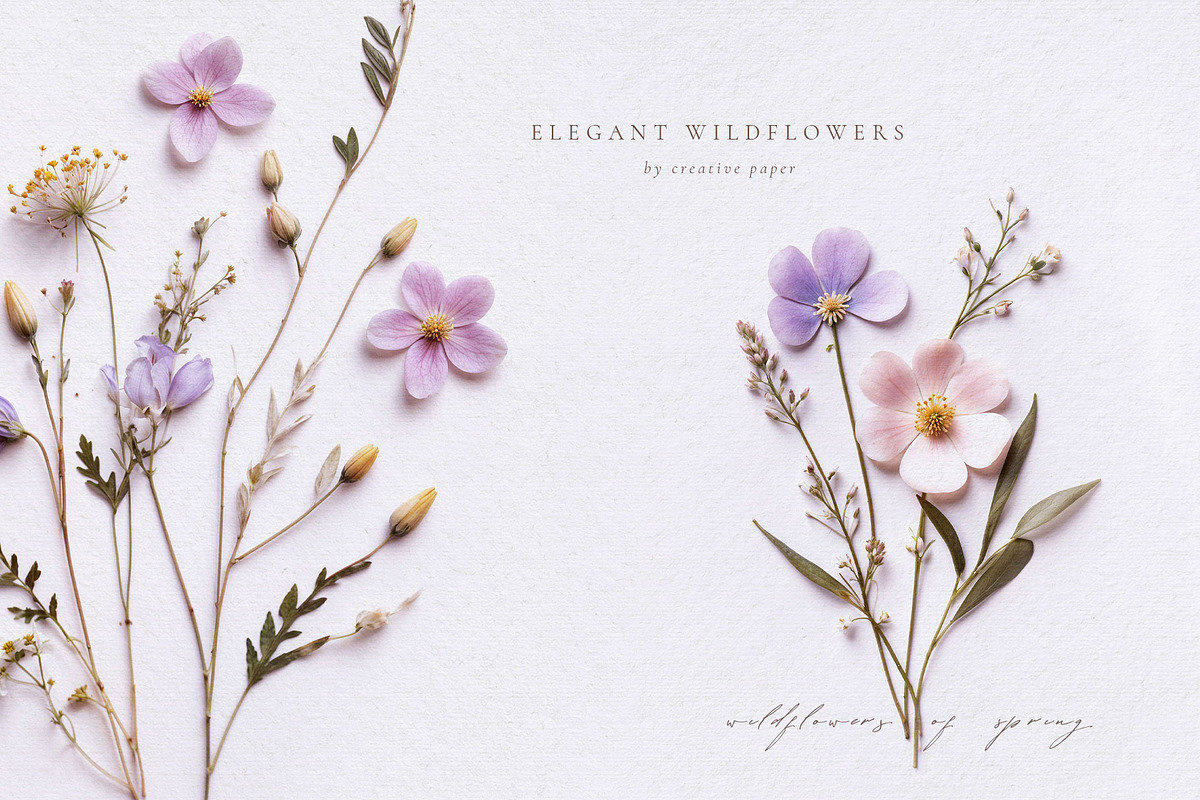 Elegant Spring Flowers, a Background Graphic by by creative paper ...