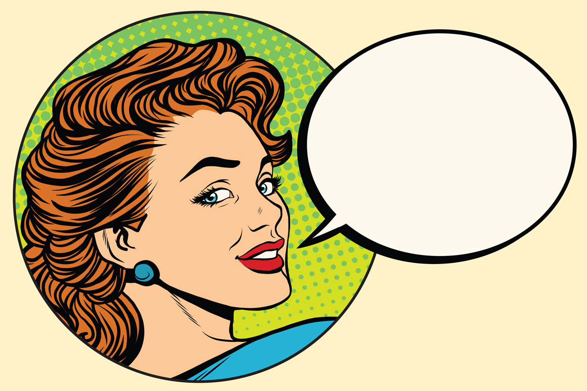 woman close-up face | People Illustrations ~ Creative Market