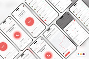 Emergency & SOS Call App UI Kit | UI Kits and Libraries ~ Creative Market
