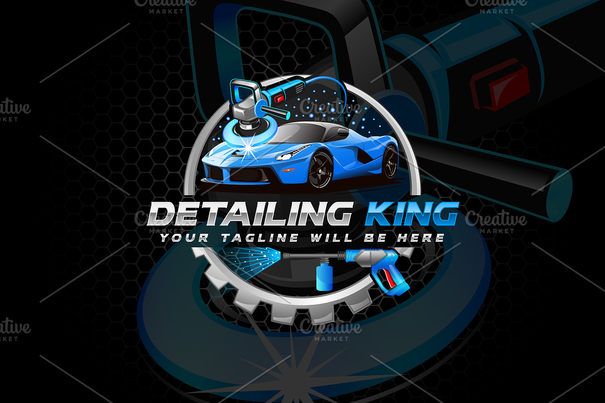 Car detail logo Car detailing logo