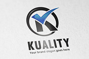 Quality Check Letter K LOgo, a Branding & Logo Template by ...