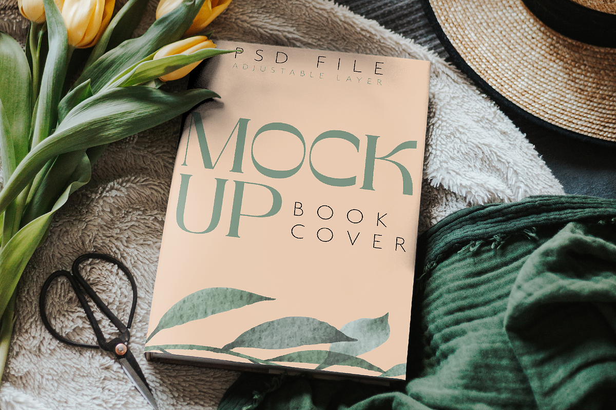 Cottagecore Book Cover Mockup