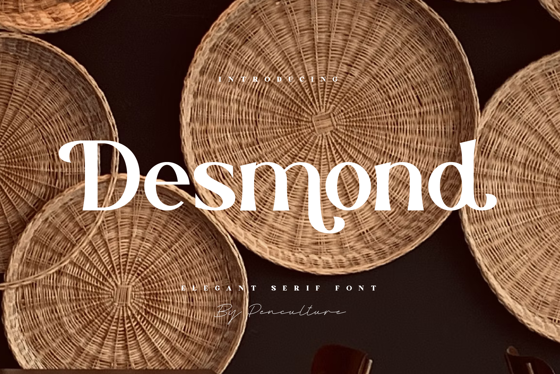 Desmond Serif Font, a Serif Font by Pen Culture