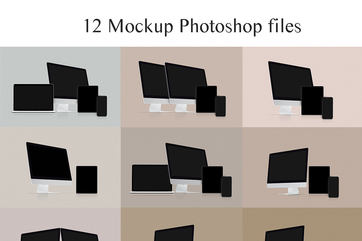 Multi Device Mockup, an iPhone Mockup by Graphicbars