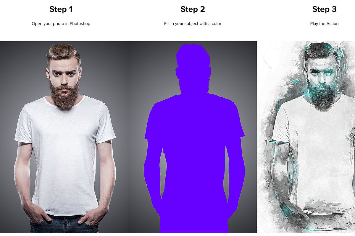 Flex 2 Photoshop Action, an Action Add-On by Sevenstyles