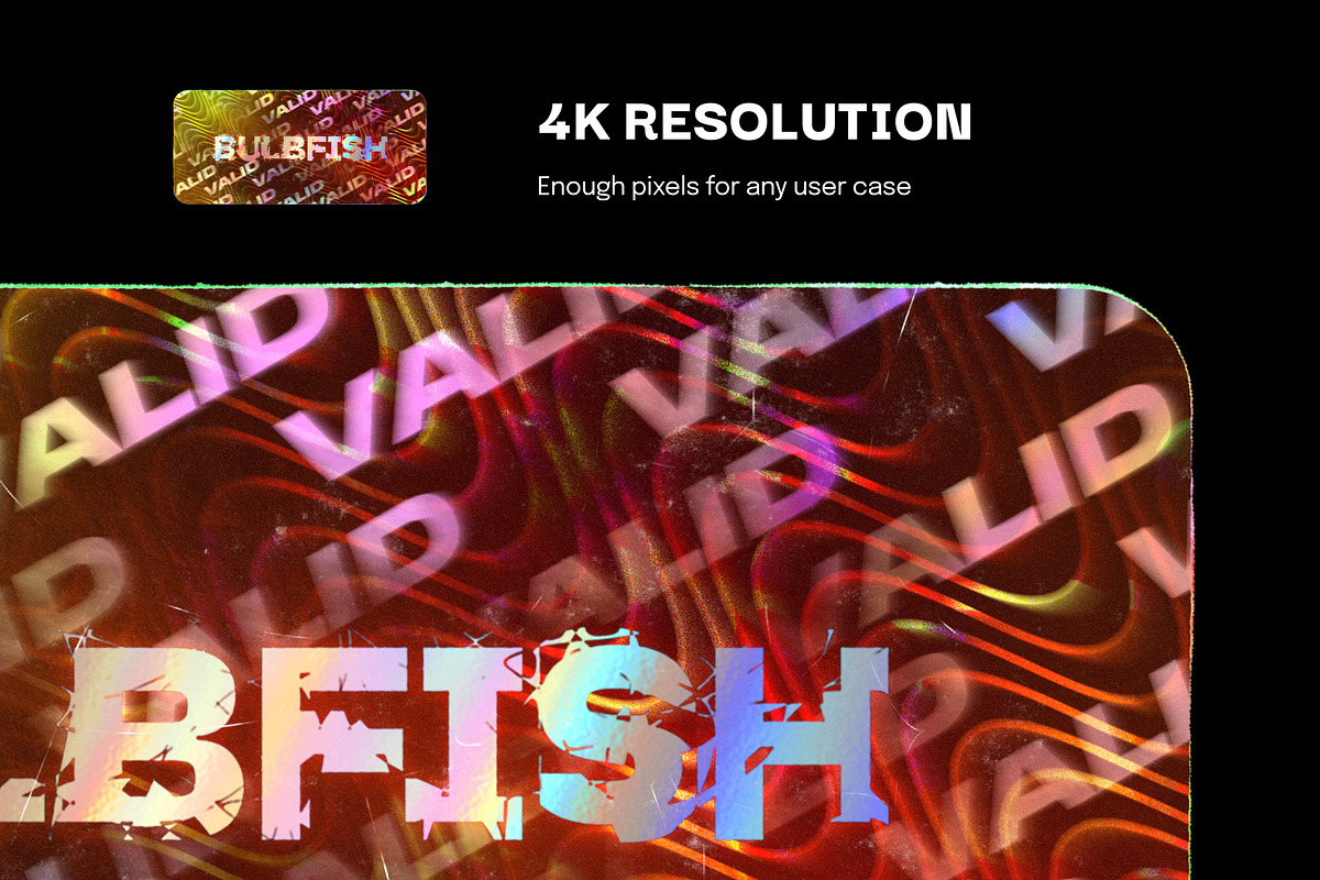 Holo Sticker Generator, a Product Mockup by BULBFISH | Creative Market