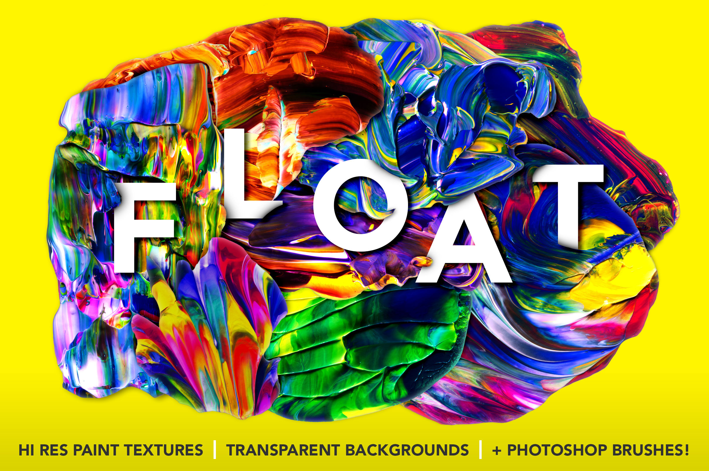 Float: Isolated Paint Textures, a Texture Graphic by Chroma Supply