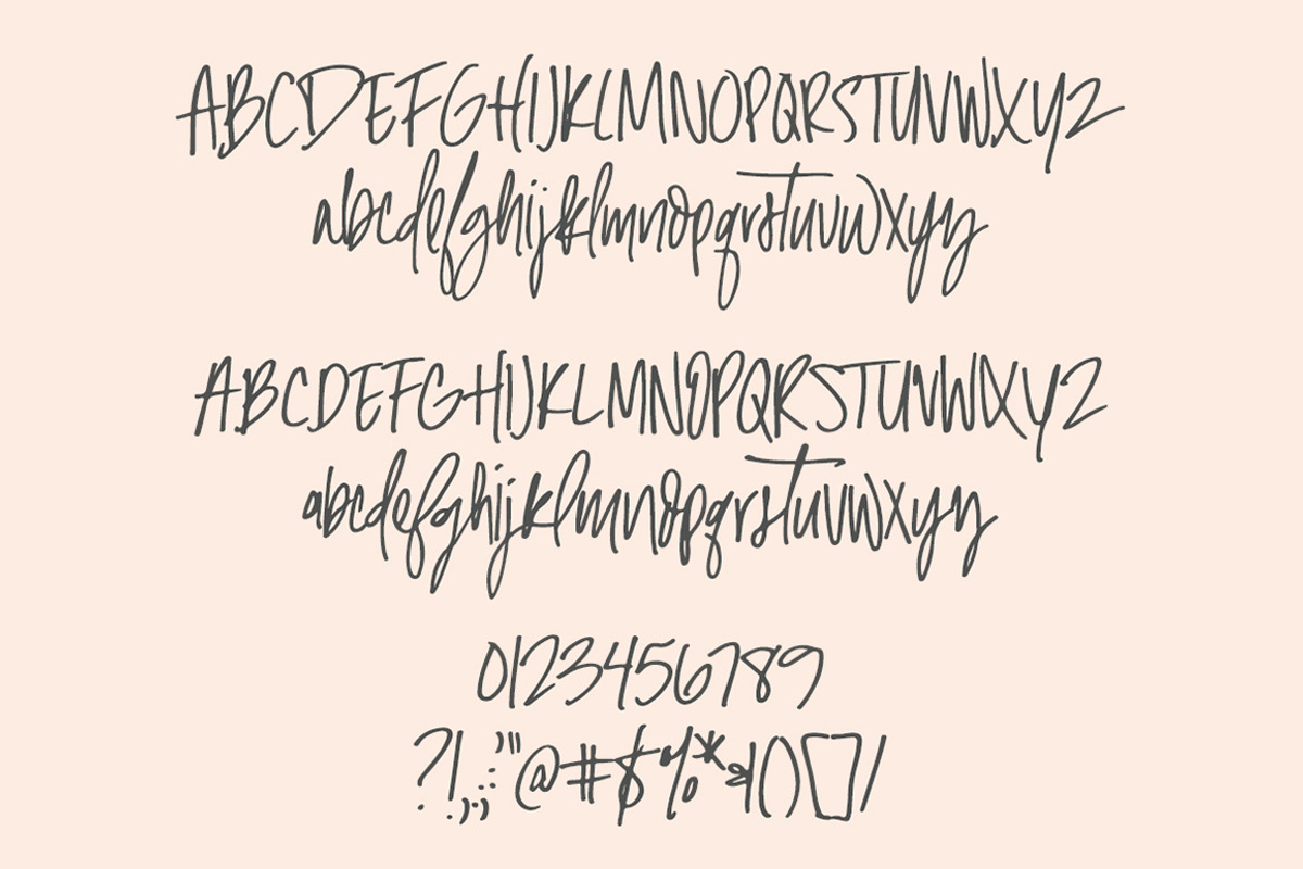Malibu | A Handwritten Font, a Script Font by Jen Wagner Co
