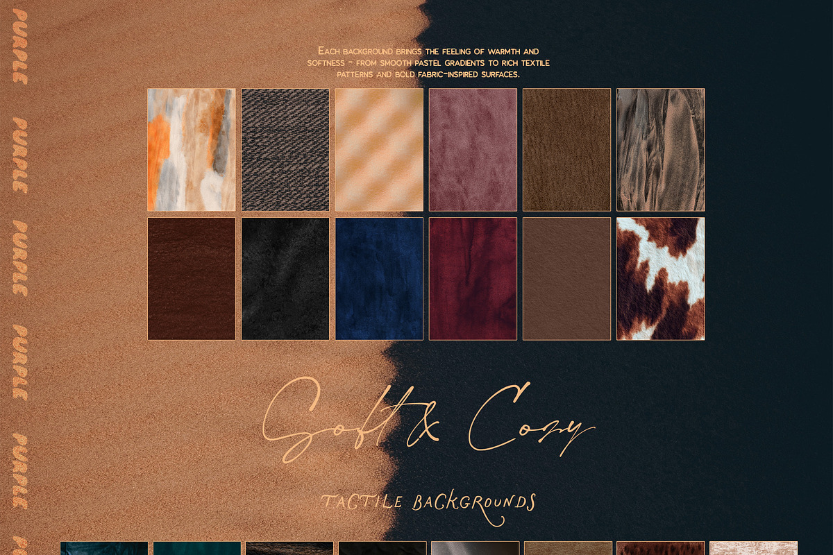 Soft & Cozy: Tactile Backgrounds