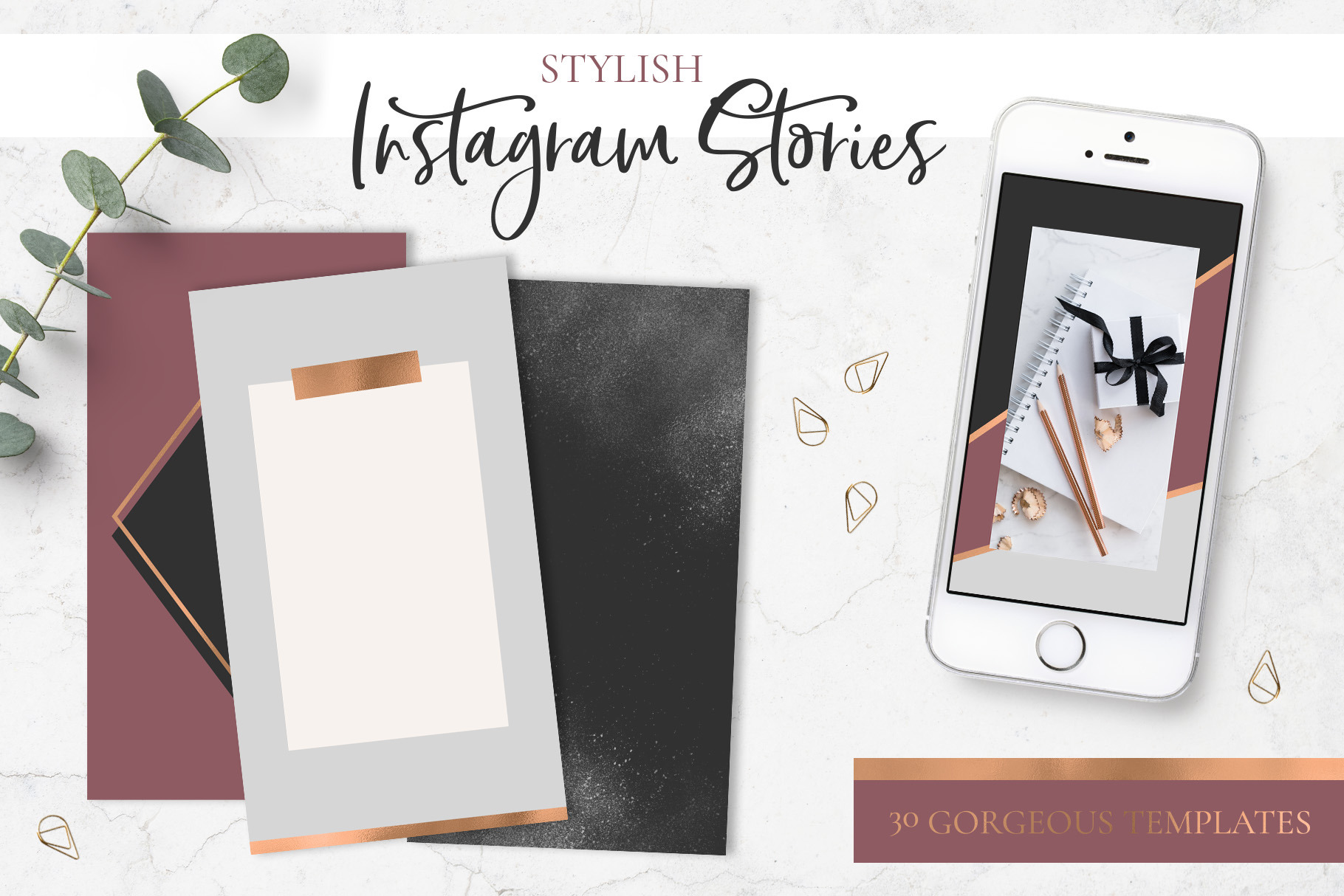 Instagram Stories. Backgrounds Pack., a Social Media Template by PeDe ...