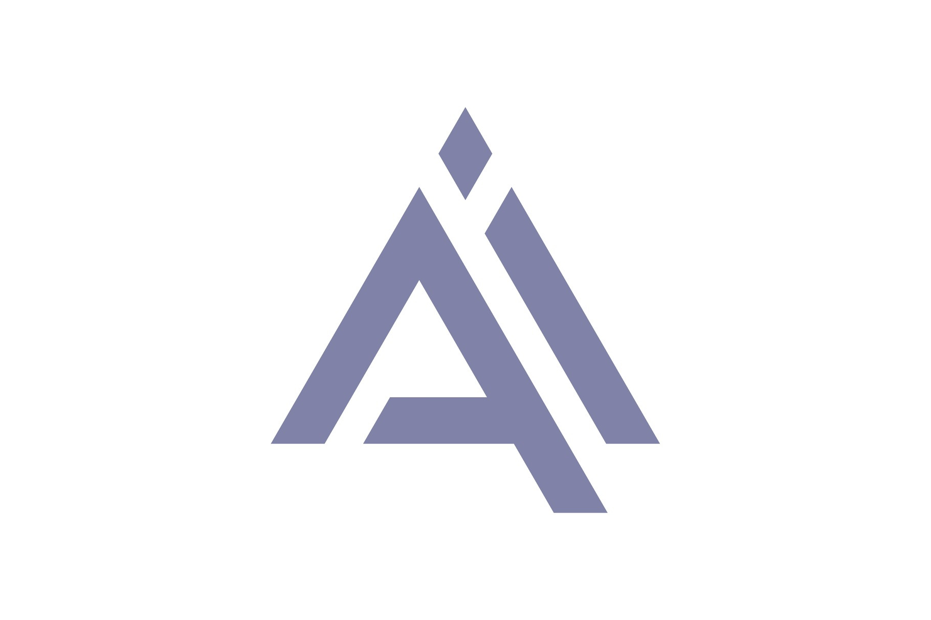 Letter AI logo icon design template, a Technology Illustration by defmorph