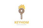 Vector key and real estate logo, a Branding & Logo Template by GraphiShop