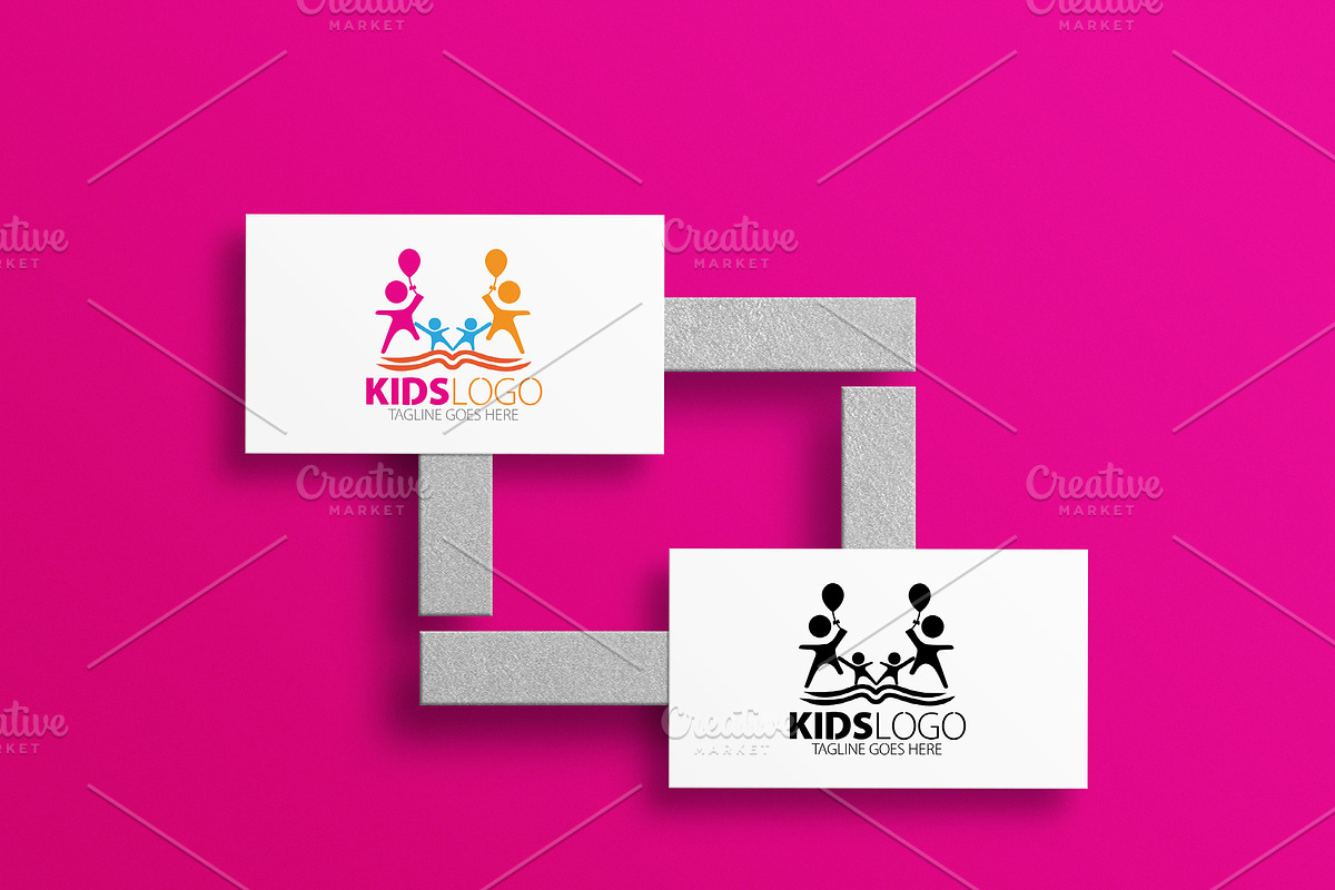 Kids Logo version 4, a Branding & Logo Template by Josuf Media