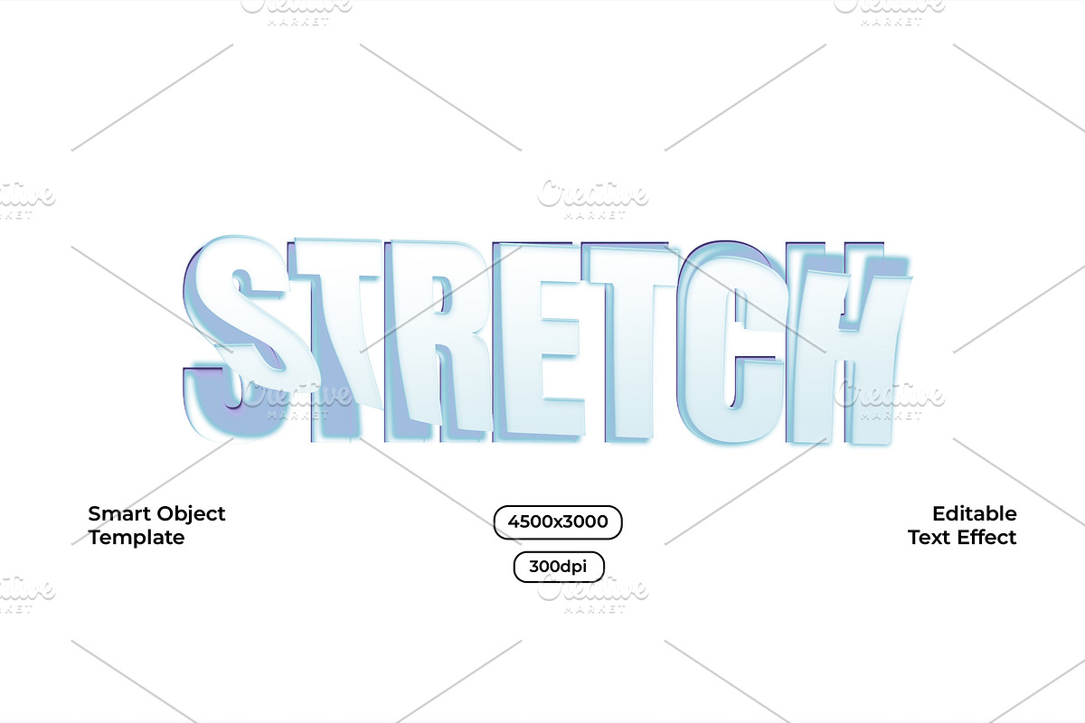 Stretch Text Effect, a Layer Style Add-On by alexdndz