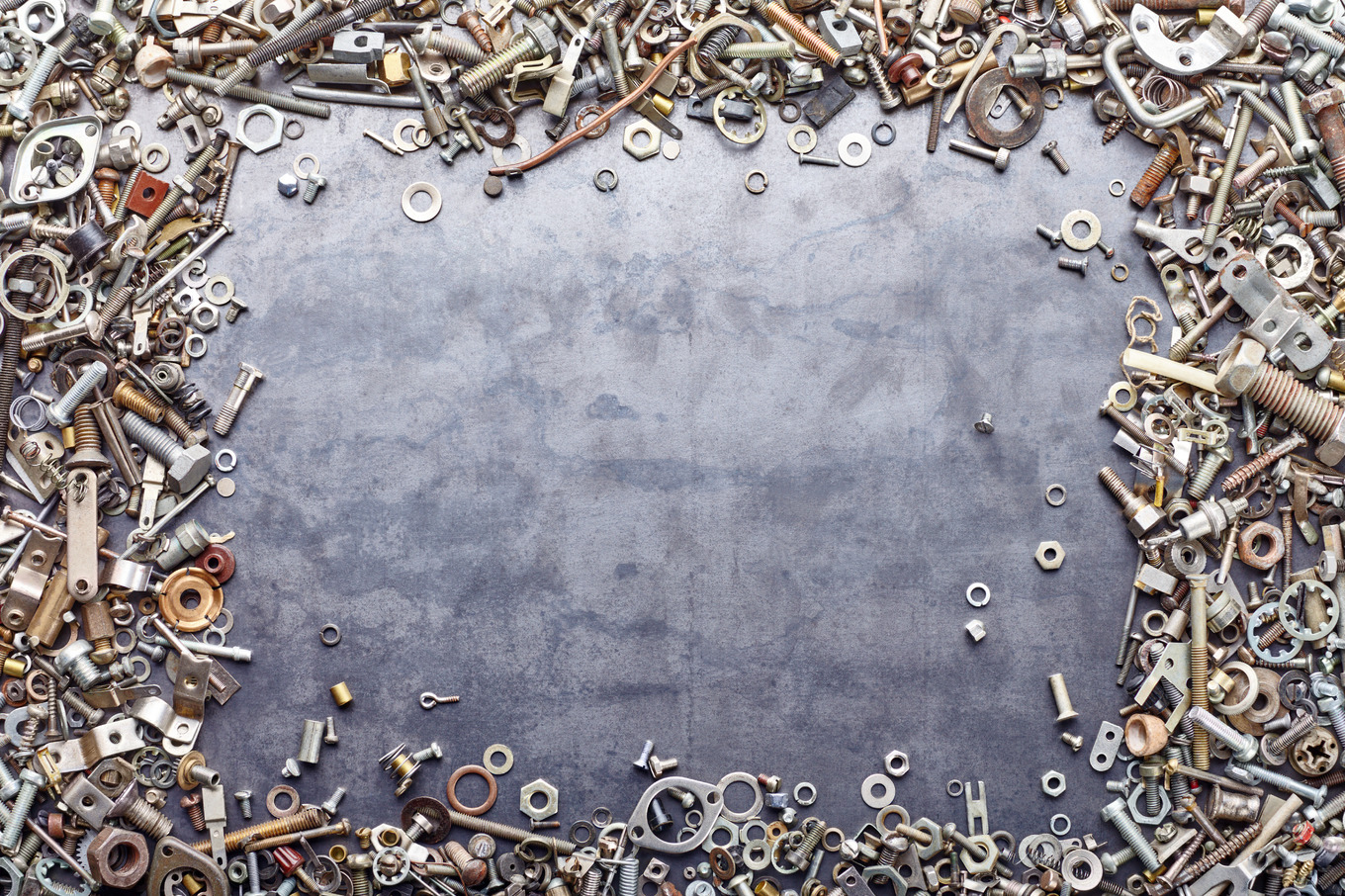 Metal texture background featuring tool, bolt, and border, an Abstract ...