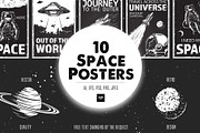 Set of Space Posters, a Poster Template by DGIM studio