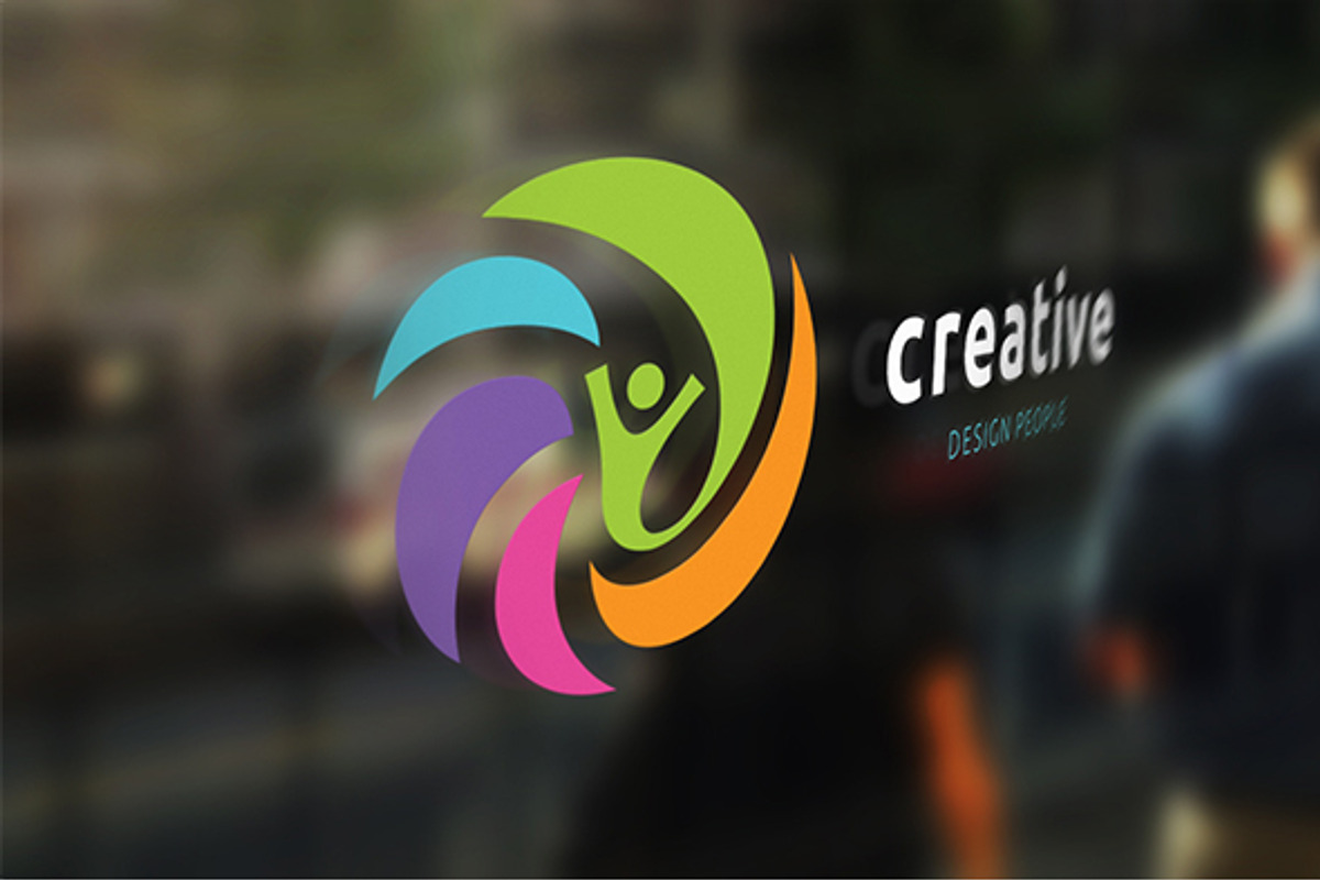Creative People Logo, a Branding & Logo Template by Vectorwins Premium Shop