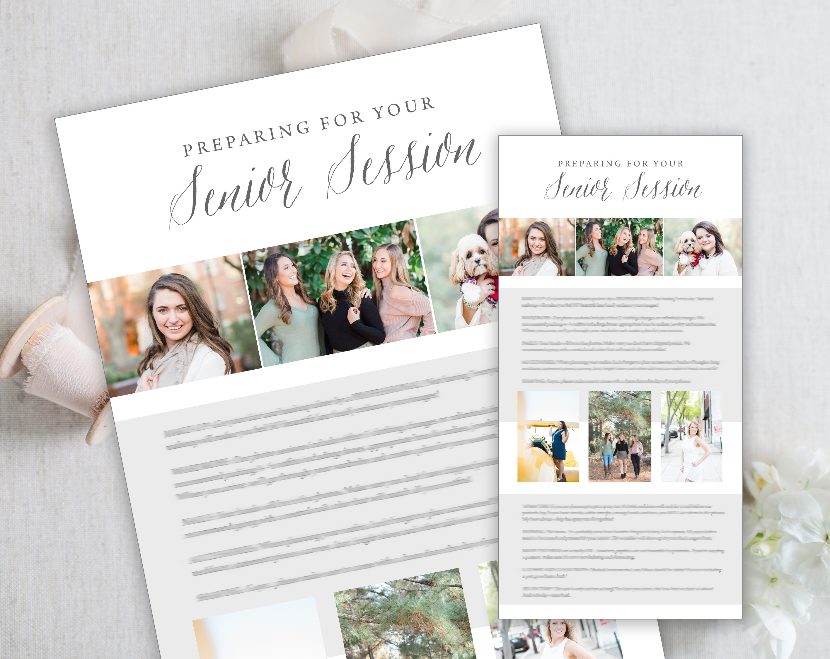Senior Session Prep Guide, a Marketing Template by ashley.maton