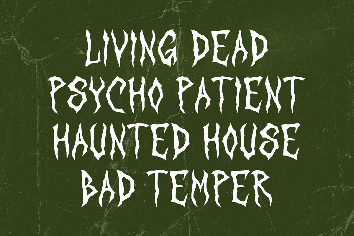 Frakhaz Sharp Metal Horror Display, a Blackletter Font by Maulana Creative