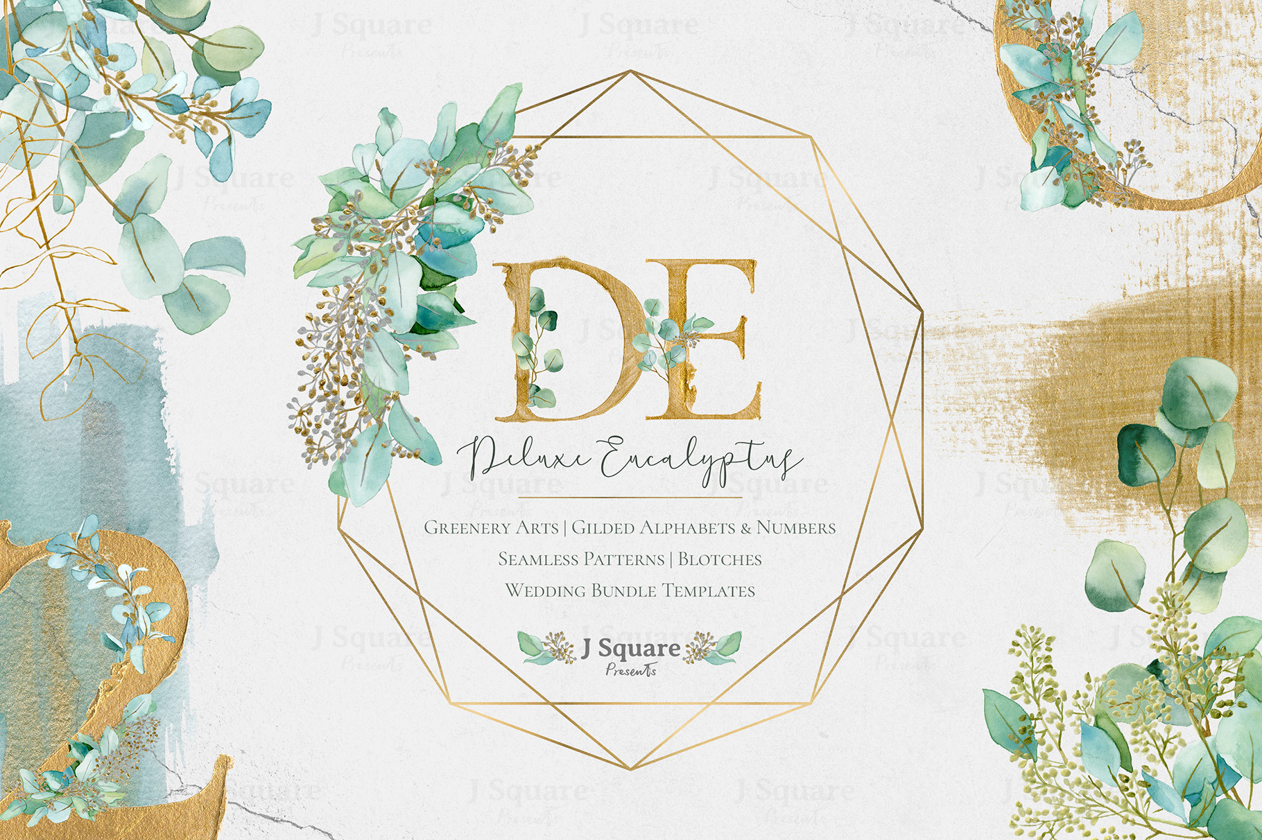Deluxe Eucalyptus Graphic Pack, an Object Graphic by JSquarePresents