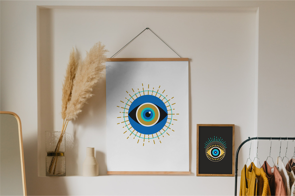 The evil eye collection, a Decorative Illustration by Marish