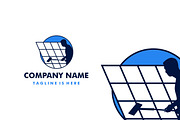 solar panel cleaning service logo | Branding & Logo Templates ...