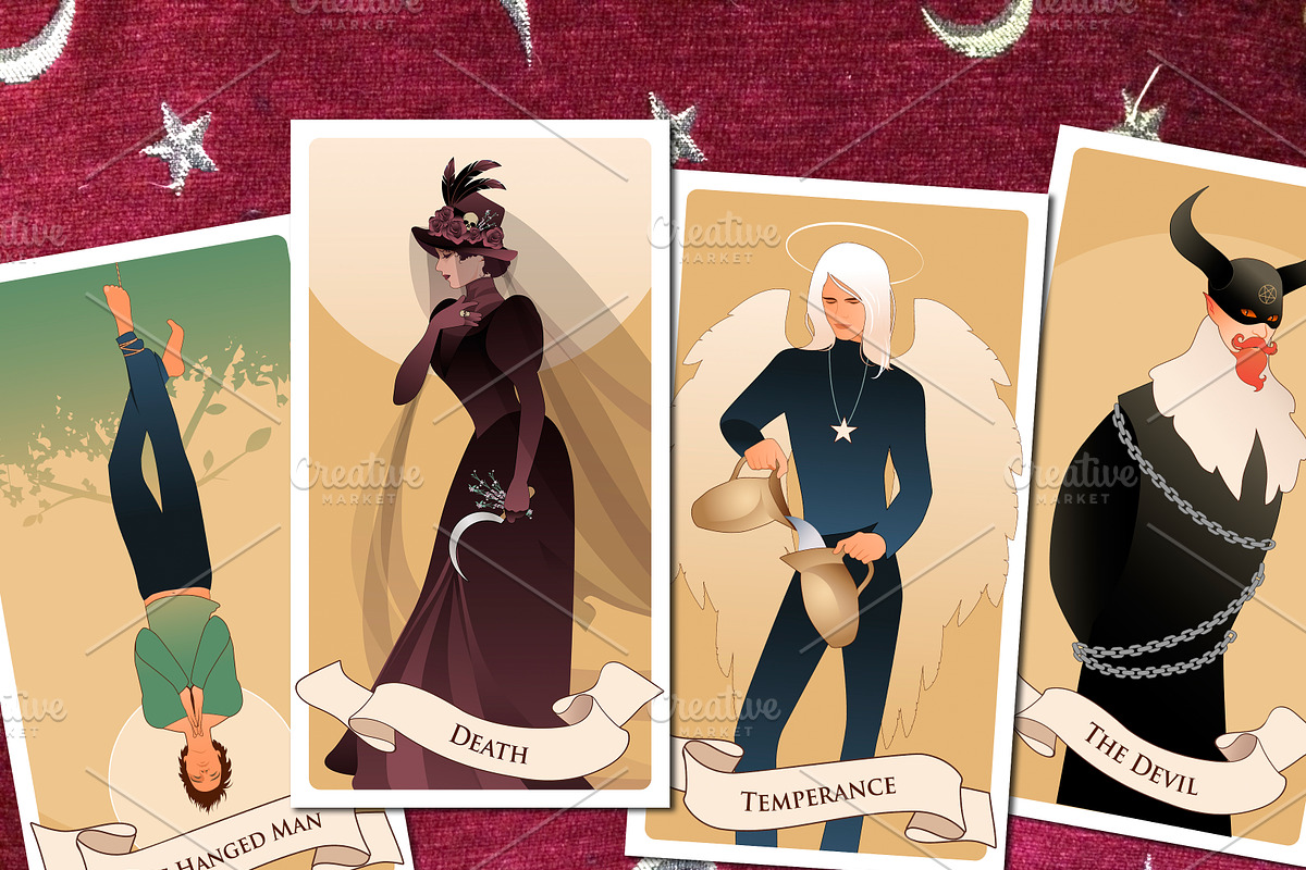 All Major Arcana Tarot Cards, an Illustration by La Inspiratriz