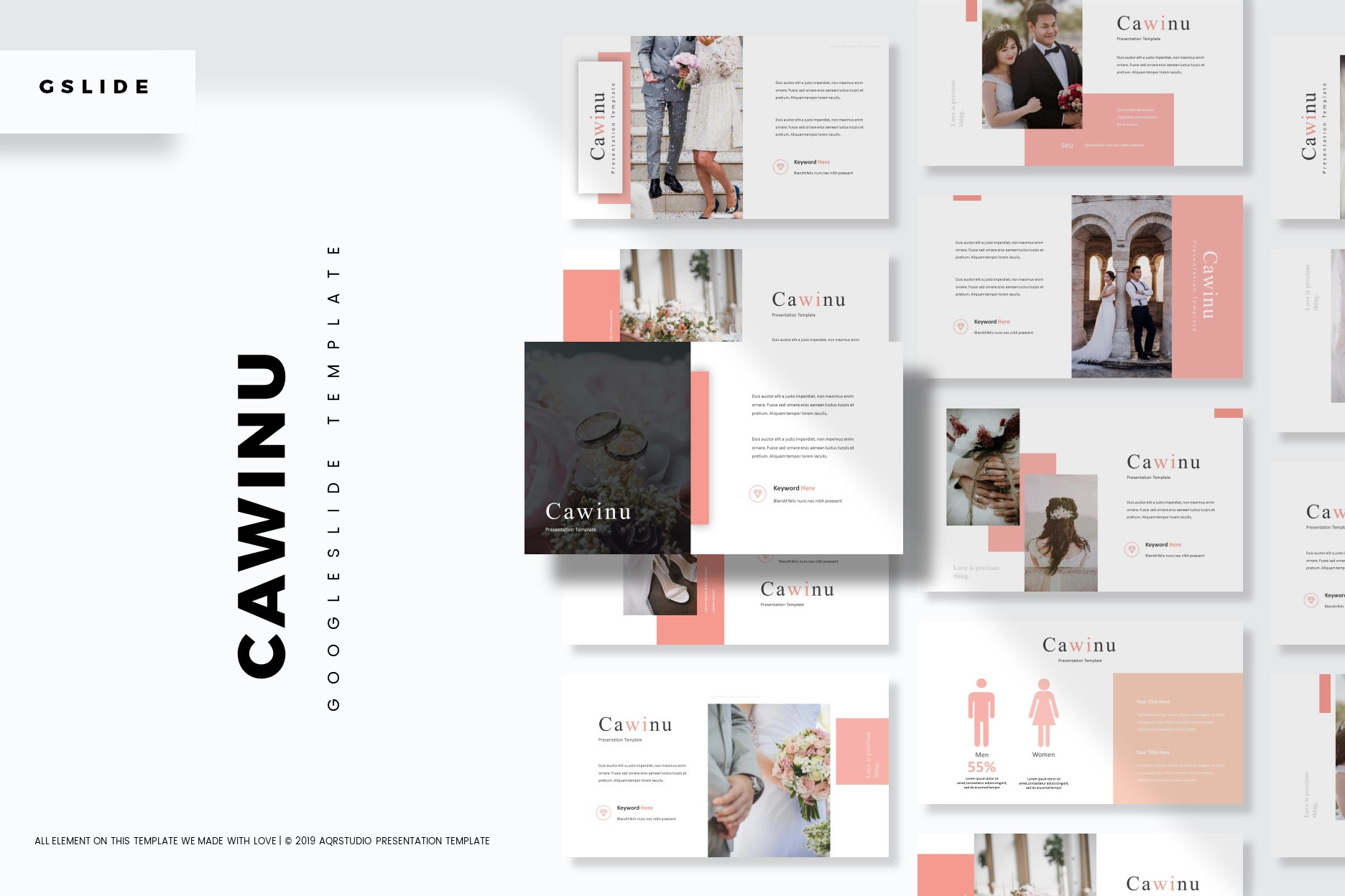Cawinu - Google Slides Template, a Presentation Template by AQR Studio