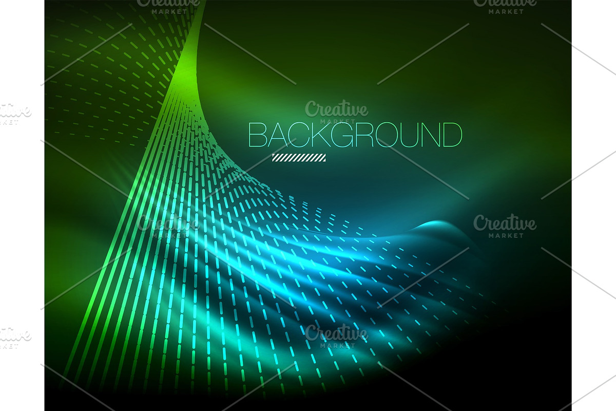 Smooth light effect, straight lines, a Technology Illustration by ...