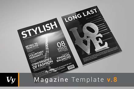 Movie Magazine Template, a Magazine Template by voryu