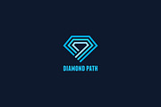 Diamond Path Logo Template, a Branding & Logo Template by Kreasi Malam ...