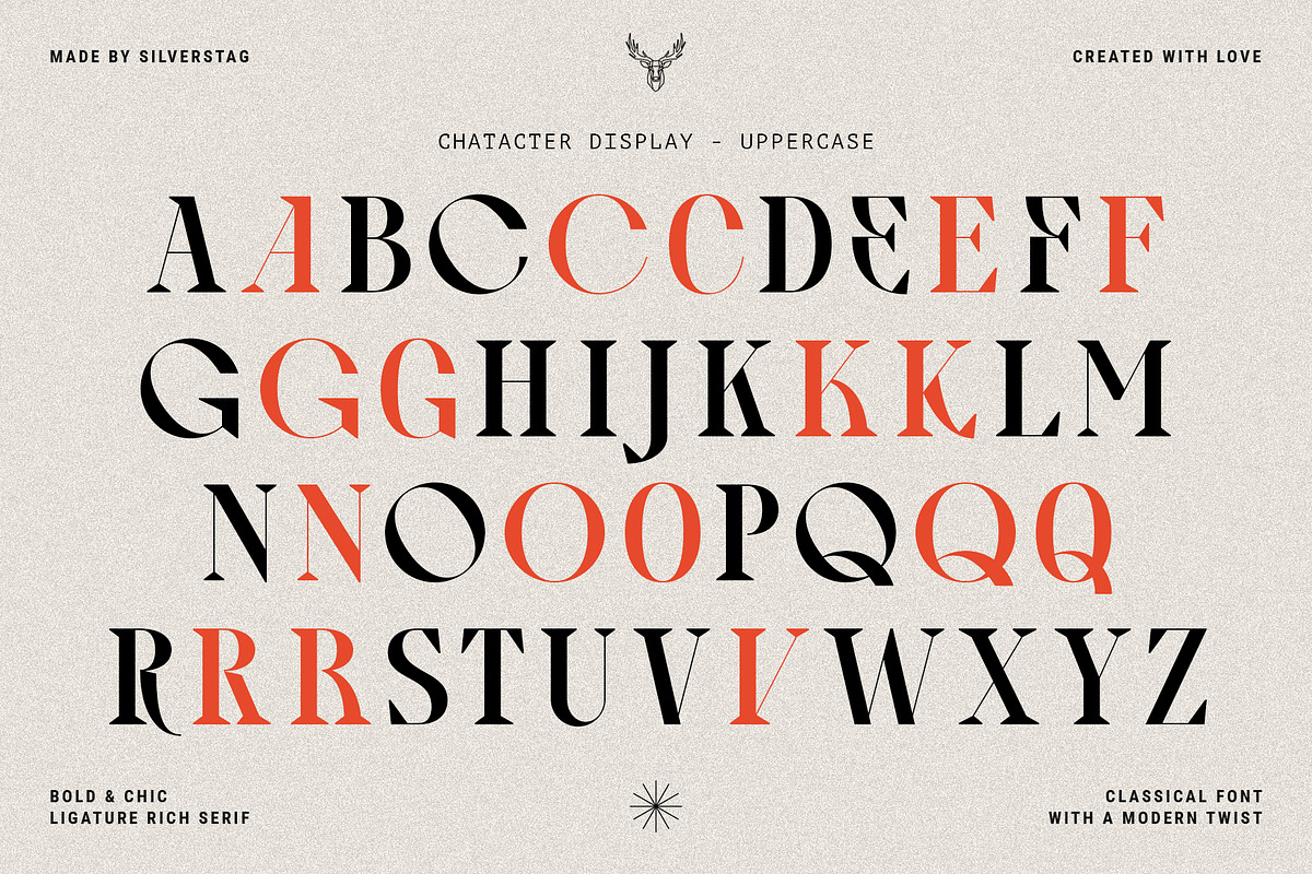 Archer Display - Ligature Serif Font, a Serif Font by SilverStag Type ...